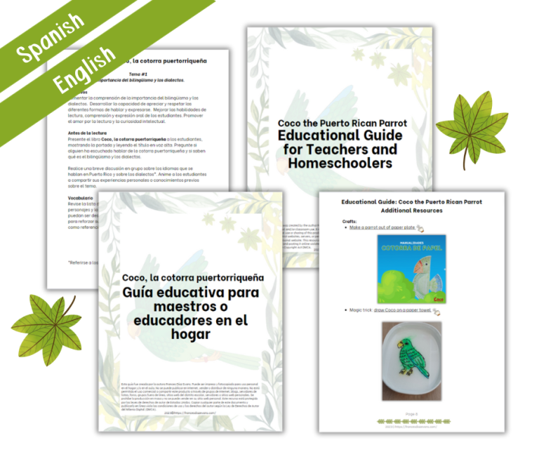 Guía educativa – Educational Guide – Frances Díaz Evans